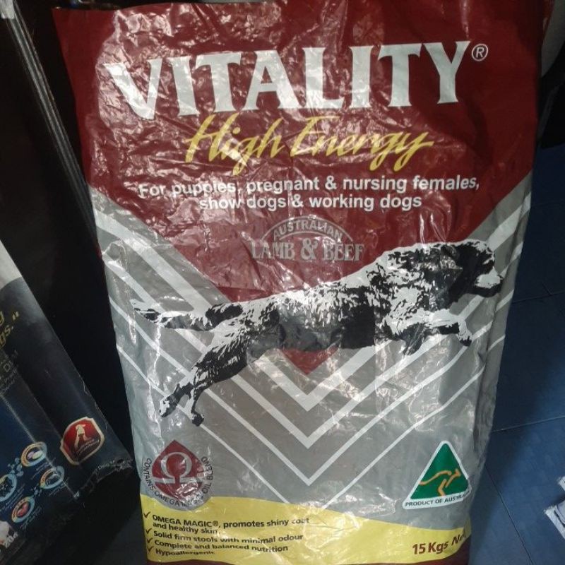 VITALITY HIGH ENERGY 15KG(PUPPY) | Shopee Philippines