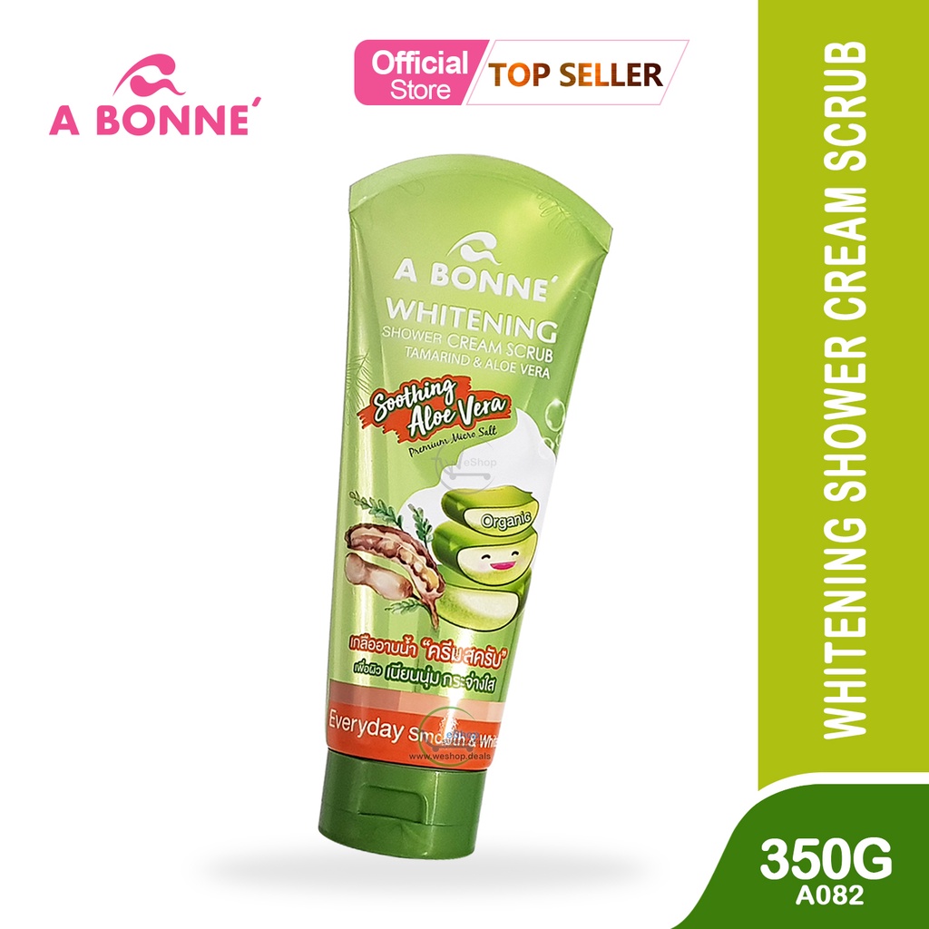 Abonne Whitening Shower Cream Scrub 350G - Tamarind & Aloe Vera ( A082 ...