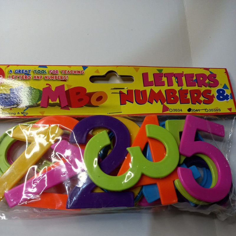 Jumbo Colored Numbers | Shopee Philippines