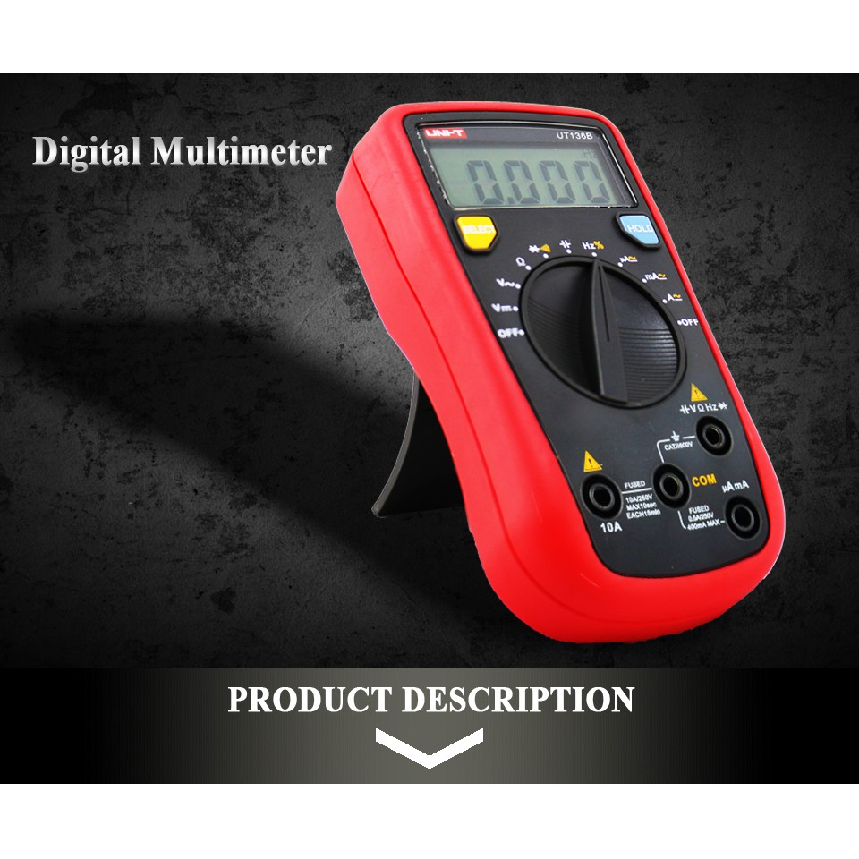 UNI-T UT136B Digital Multimeter Auto Range Tester | Shopee Philippines