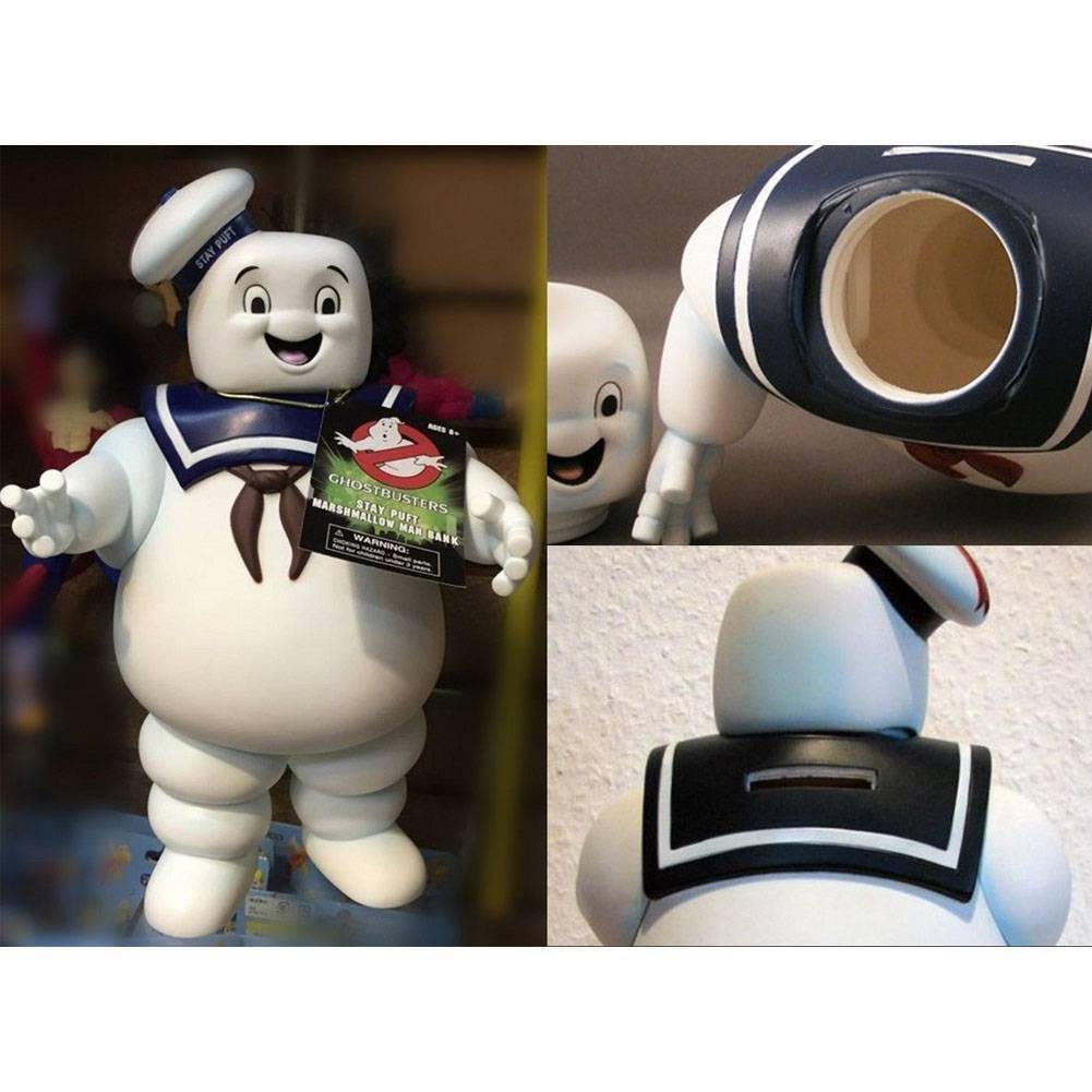 renhai*Movie Ghost busters Stay Puft Marshmallow Man Figure Money Box Piggy Banks Toys~siyu ...