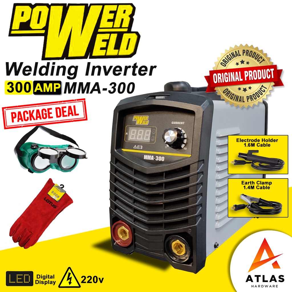 PowerWeld Welding Inverter Machine 300 Amp | Shopee Philippines