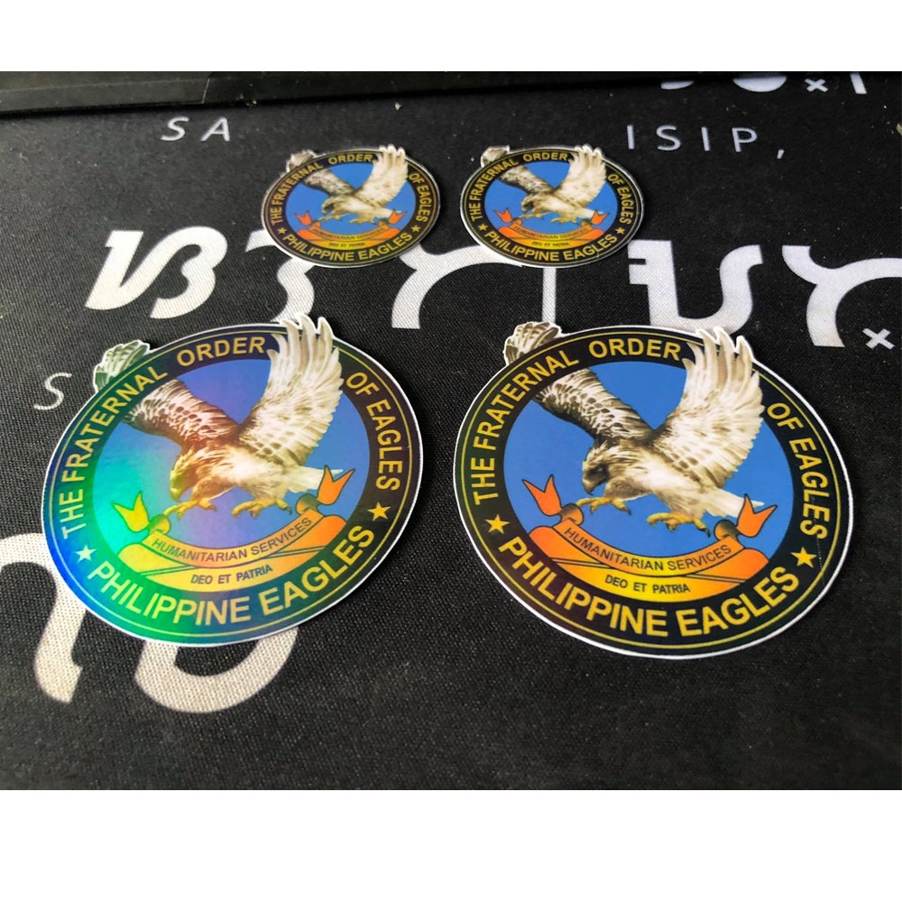 TFOE-PE Eagles Holographic Laminated Sticker | Shopee Philippines