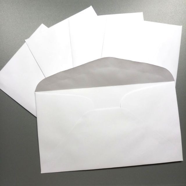 White Envelope Long 50pcs | Shopee Philippines
