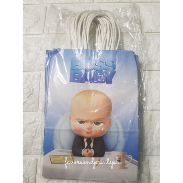 CHARACTER THEMED PAPER LOOT BAGS (12pcs/pack) - BOSS BABY / STAR WARS ...