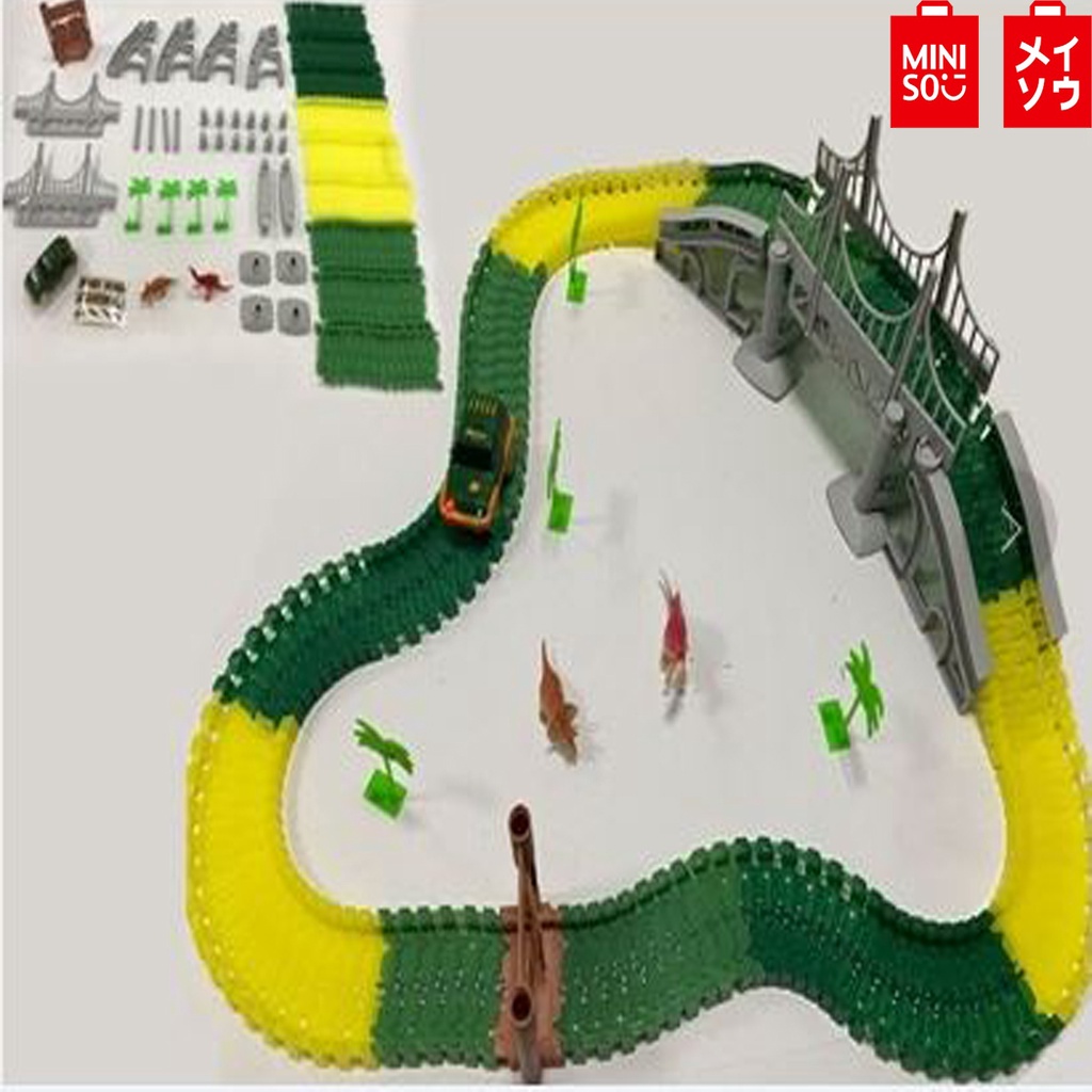 MINISO Track Set with Dinosaurs | Shopee Philippines