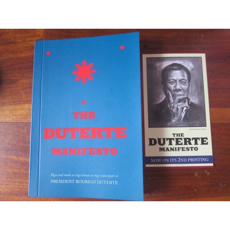 The Duterte Manifesto - ABS-CBN Publishing Book Novel President Rodrigo ...