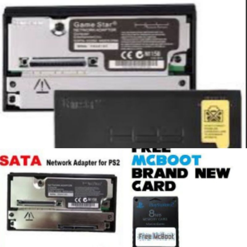 Playstation 2 PS2 network adapter SATA fmcb / IDE Network Adapter for ...
