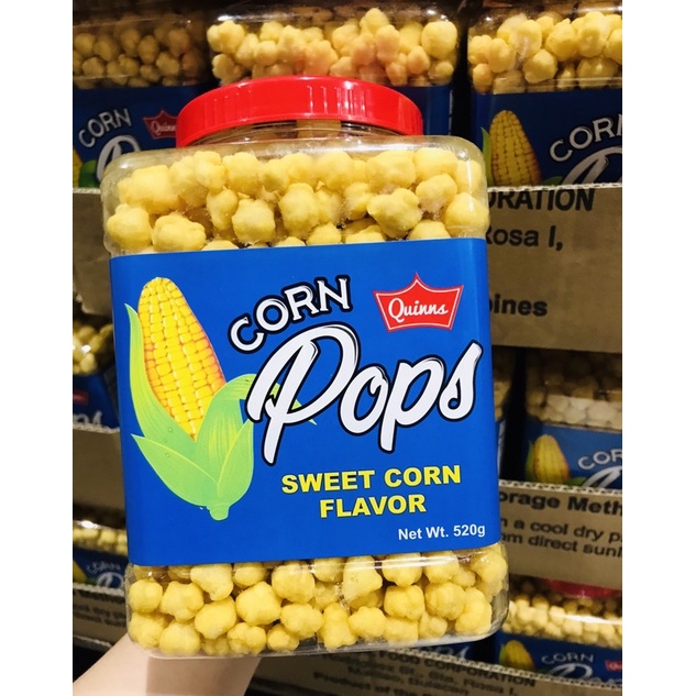 Quinns Corn Pops Sweet Corn Flavor 520g | Shopee Philippines Quinns Corn Pops Sweet Corn Flavor 520g | Shopee Philippines
