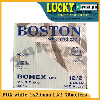 Original Boston Bomex 14/2, 12/2, 10/2 Solid PDX WIRE ( 75meters per ...