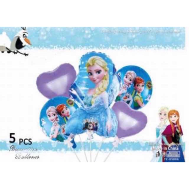 Frozen Theme Birthday Balloons | Shopee Philippines