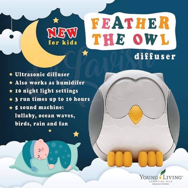 Feather the Owl Diffuser from Young Living | Shopee Philippines