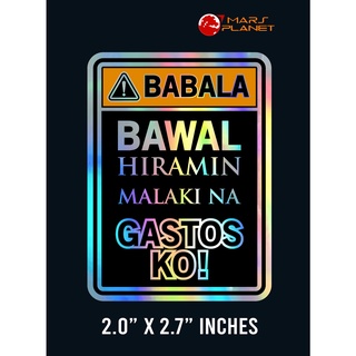 BABALA BAWAL HIRAMIN MOTORCYCLE BIKE STICKER WATERPROOF | Shopee ...