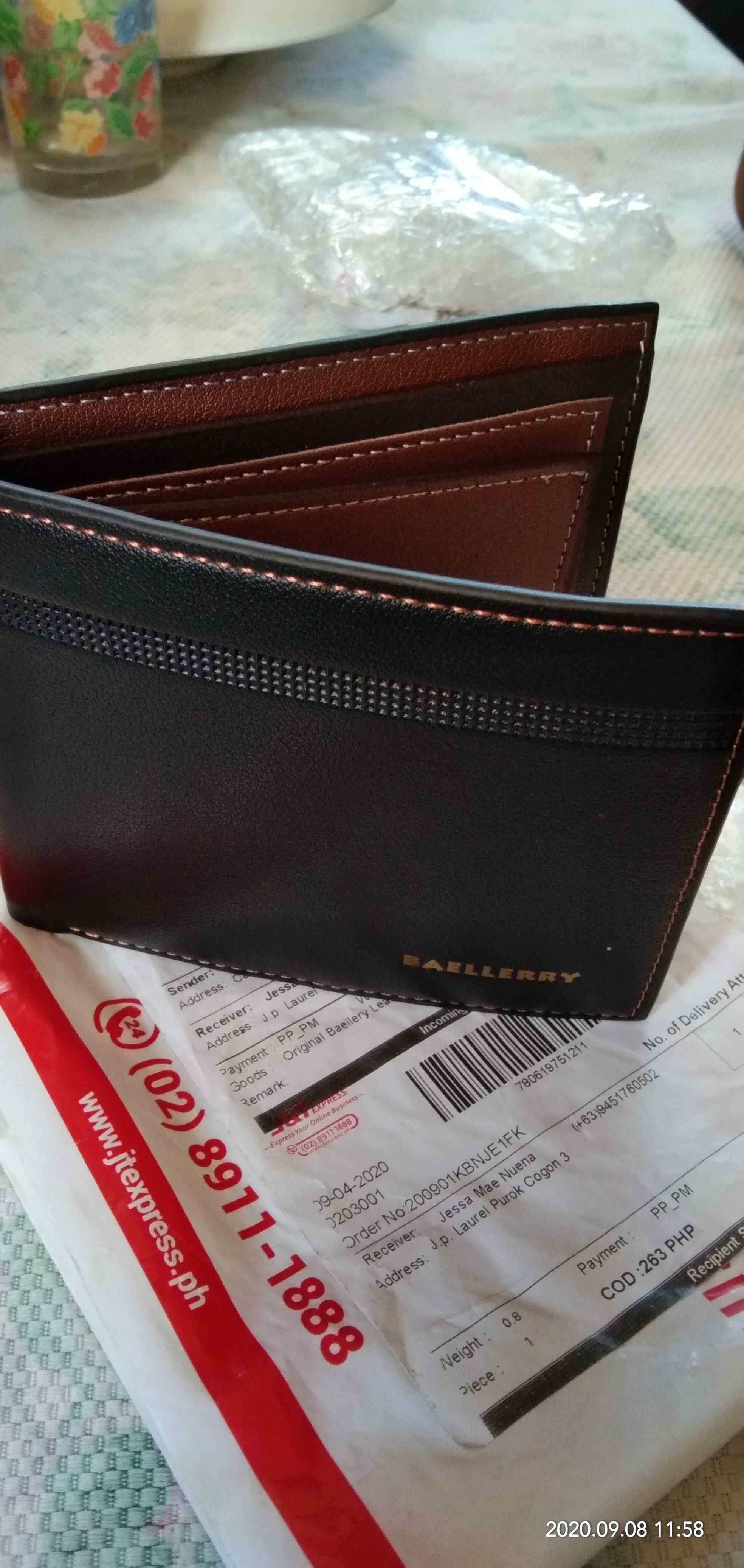 Original Baellery Leather Men's Wallet Gift DR003-1L | Shopee Philippines