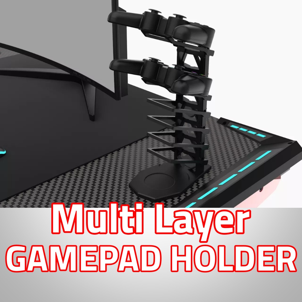 Multi Layer Headphone and PS4 PS5 Gamepad Rack Accessories Holder Metal ...