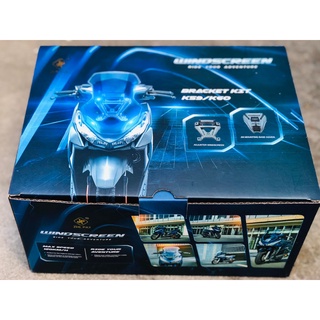 ZHIPAT WINDSHIELD WITH BRACKET FOR CLICK V1 / CLICK V2 / AEROX V2 ...