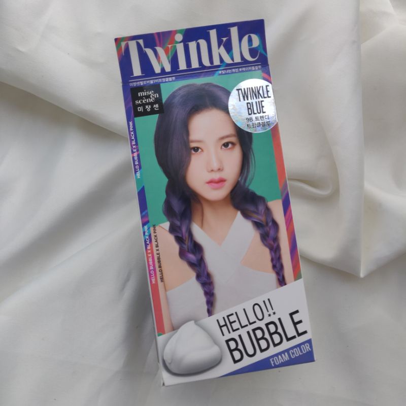 Mise En Scene Hello Bubble X Black Pink Permanent Hair Color Box Dye ...