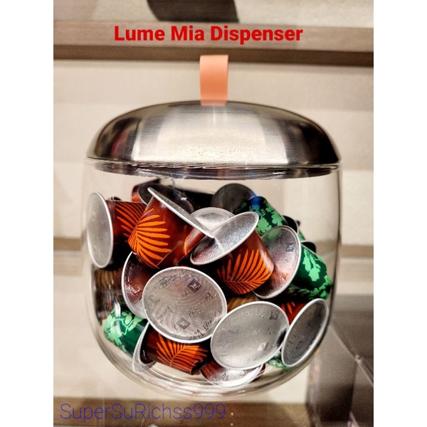 Capsule Storage Box With Metal Lid Nespresso Lume Mia Dispenser Or Put ...