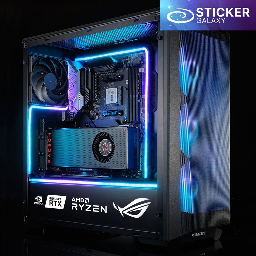 PC gamer decal sticker for ROG, ASUS, ACER and more vinyl | Shopee ...