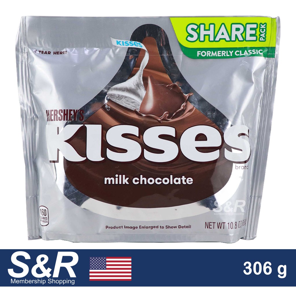 Hershey's Kisses Milk Chocolate 306g | Shopee Philippines