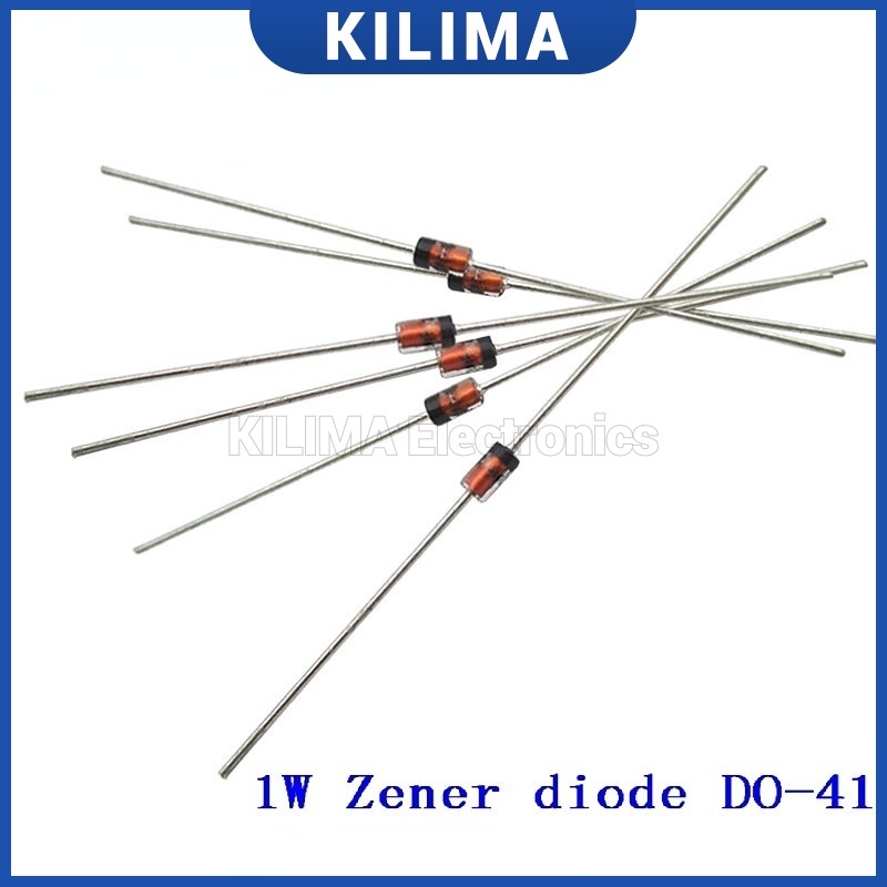 20Pcs Zener Diode 1N4728-1N4748 3.3V-22V DO-41 1W 1N4729 1N4730 1N4731 ...