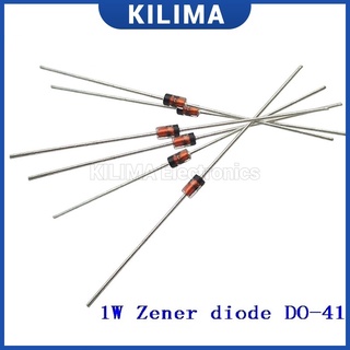 20Pcs Zener Diode 1N4728-1N4748 3.3V-22V DO-41 1W 1N4729 1N4730 1N4731 ...