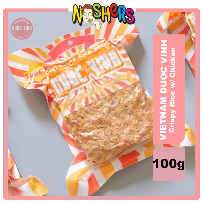 Noshers Vietnam Duoc Vinh Crispy Fried Rice with Shredded Chicken 100g ...