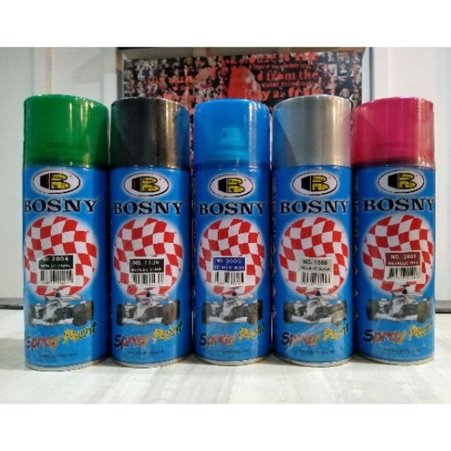 Bosny Metallic and Candy Tone Colors Acrylic Spray Paint Gold and ...