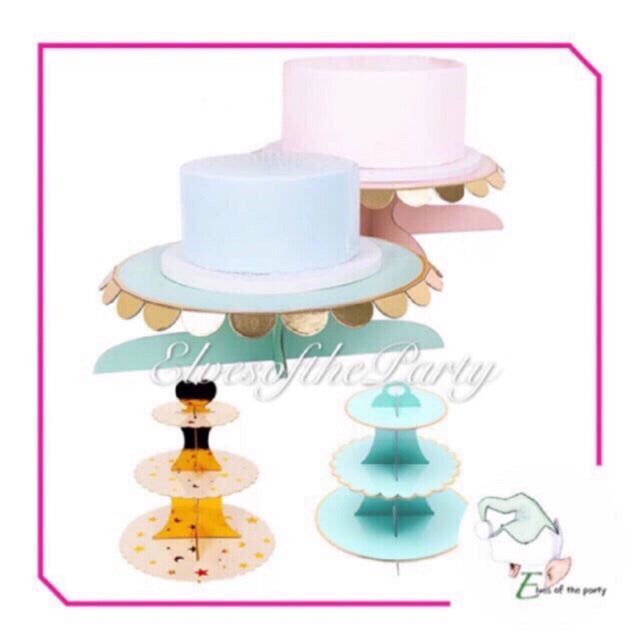 1-Tier or 3-Tier Cake stand / single layer cake stand / triple layer ...