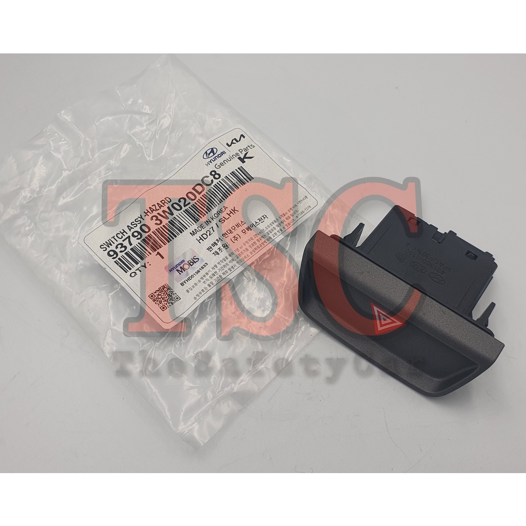 ORIGINAL Kia Sportage Hazard Switch Assy Part no. 93790-3W020DC8 ...