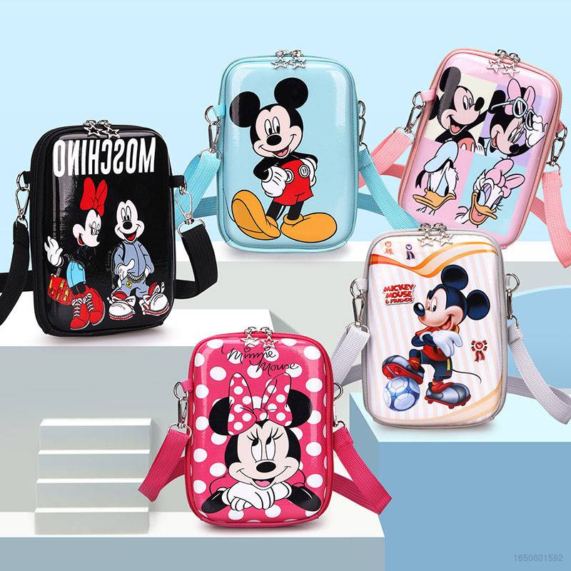 High Disney Mickey Minnie Mouse Shoulder Bag Fashion Men and Women High ...