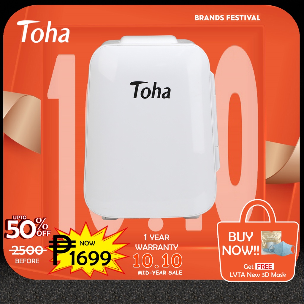 Toha Ref 4l Household and Car Beauty Fridge Cool and Warm Kitchen ...