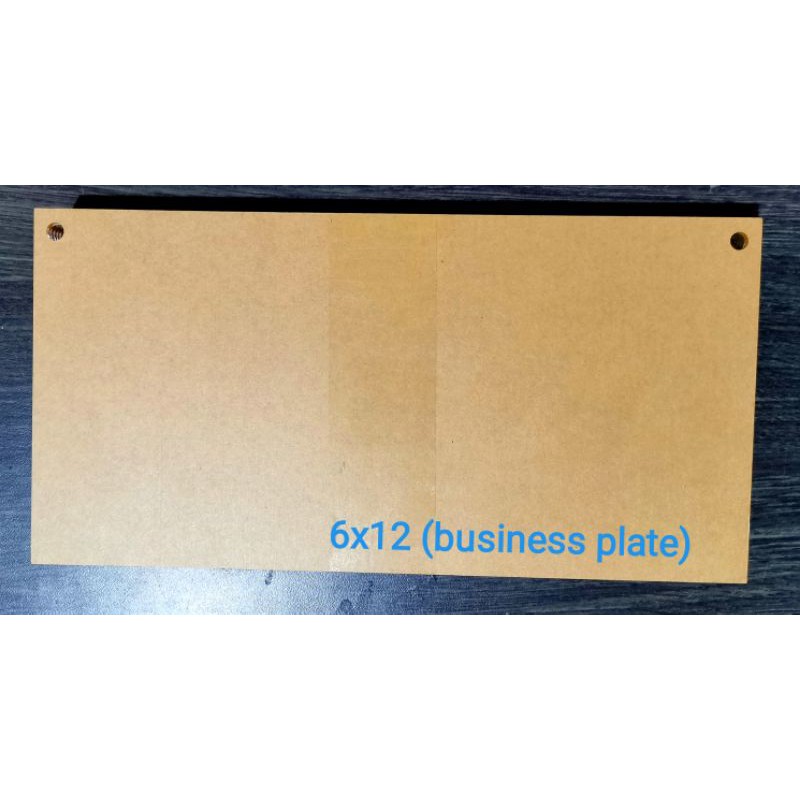 acrylic business plate 6x12 inches clear | Shopee Philippines