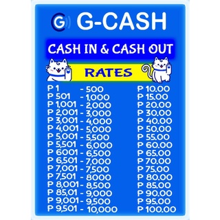 TARPAULIN GCASH RATES | Shopee Philippines