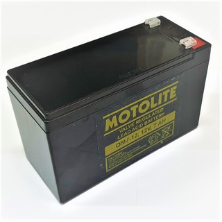 Motolite UPS Battery 12V 7Ah 20hr OM7-12 12 Volts 7 Ampere Rechargeable ...