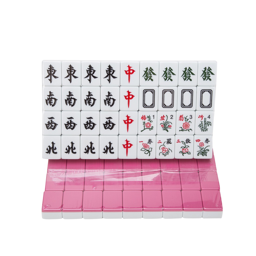 Mahjong Set Regular/ Standard Sized (Pink) | Shopee Philippines