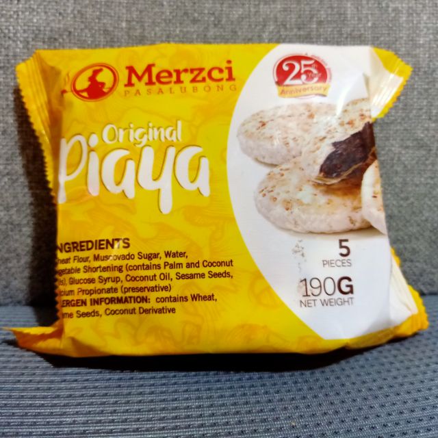 merci original/ube bacolod piaya 5pcs 150g | Shopee Philippines