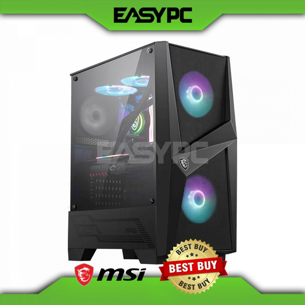 EasyPC | MSI MAG Forge 100R Mid Tower PC Case Black , Optimized Air ...