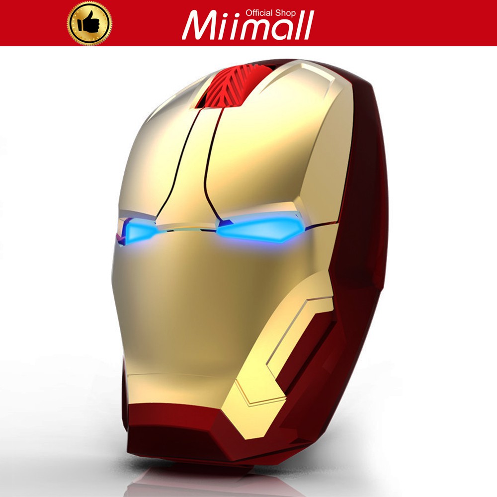 Miimall Iron Man Mouse,Mouse Pad,Ergonomic USB Wireless Gaming Mouse ...