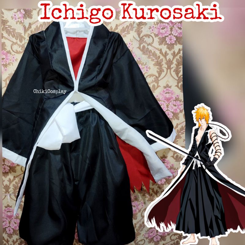 ICHIGO KUROSAKI KIDS COSTUME COSPLAY BLEACH | Shopee Philippines