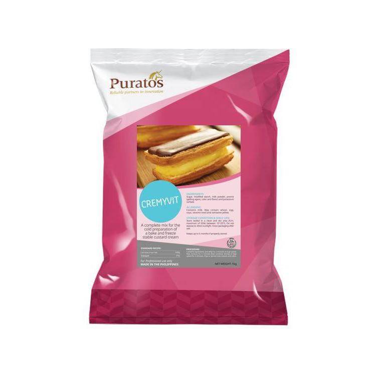 Puratos Cremyvit Custard Mix 1kg | Shopee Philippines
