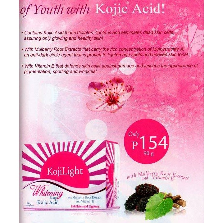 Koji Light with Mulberry Root Extract and Vitamin E (Soap and Lotion ...
