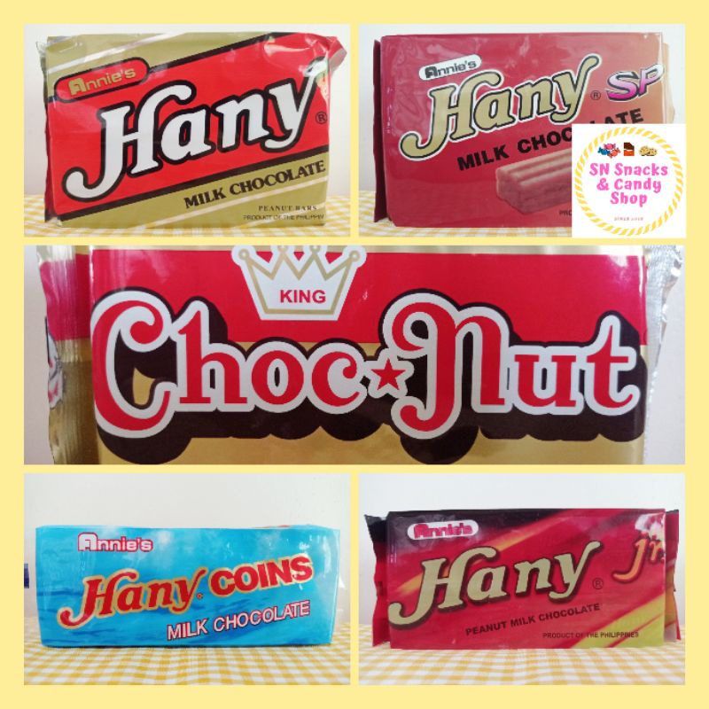 ANNIE'S Hany/ChocNut/Jr./King/SP/Coins Peanut Milk Chocolate | Shopee ...