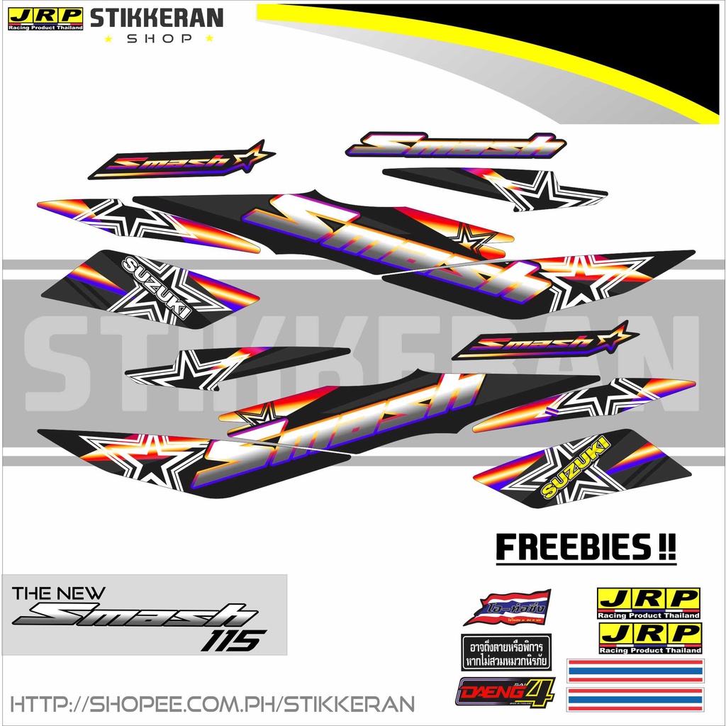 SUZUKI SMASH 115 TITANIUM V2 DECAL | Shopee Philippines