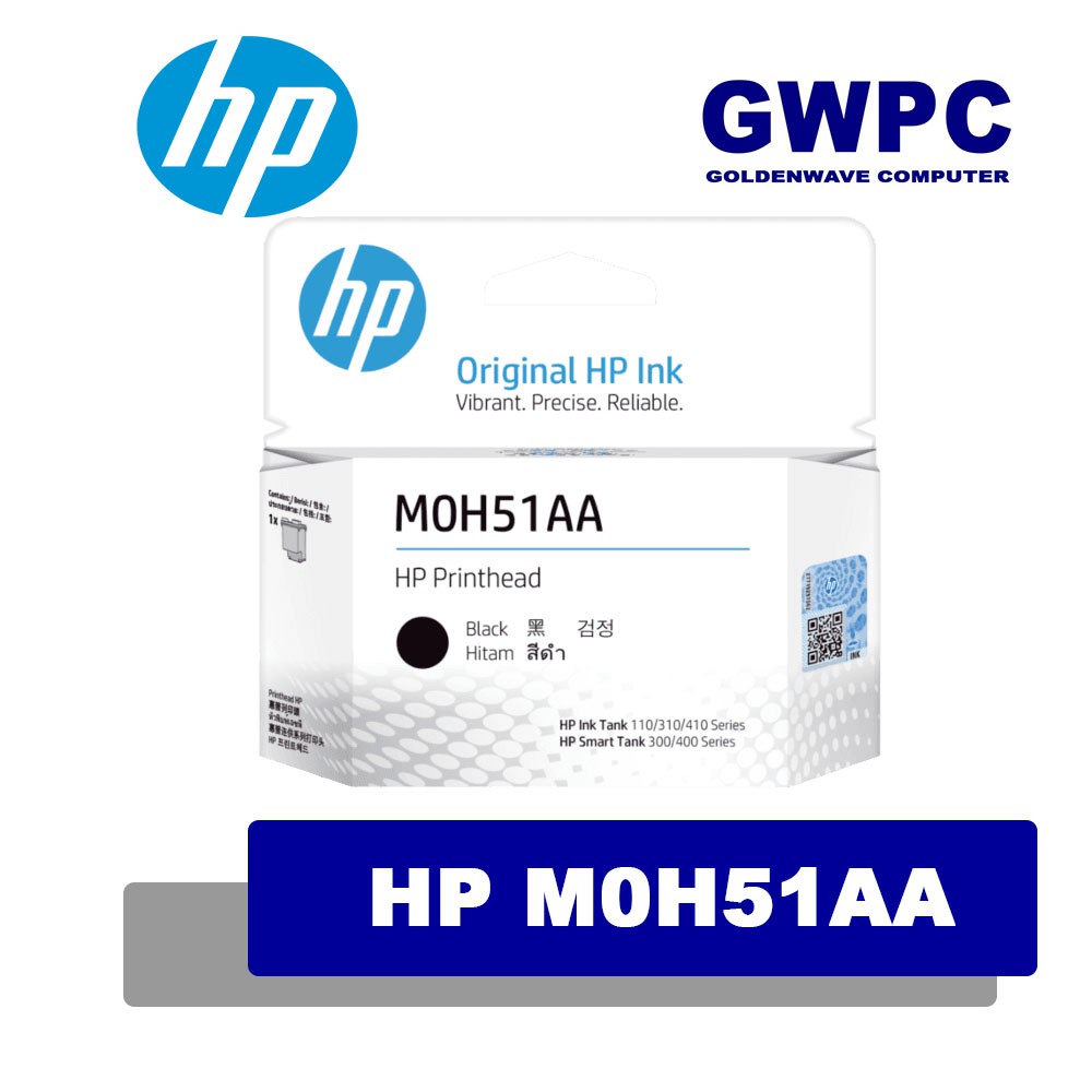 HP M0H51AA M0H50AA Black Tri-Color Replacement GT Printhead Genuine ...