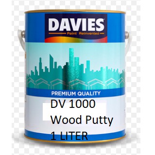 Davies Wood Putty Glazing Putty DV1000 Alkyd Based 1 Liter White ...