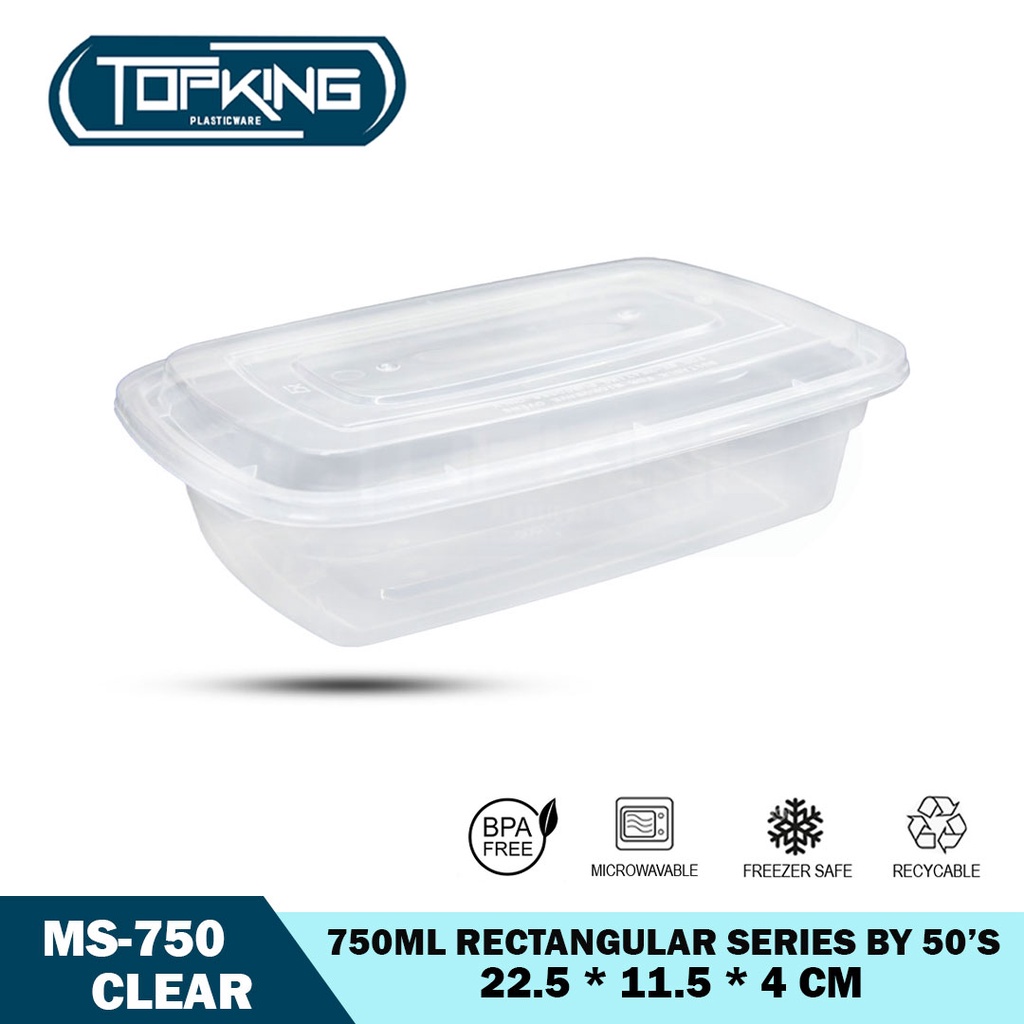 Ms-750ml Microwavable Clear And Black | Shopee Philippines