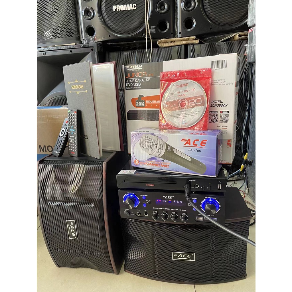 ACE AC-6800B Home Theater Speaker w/ karaoke player (free mic) | Shopee ...