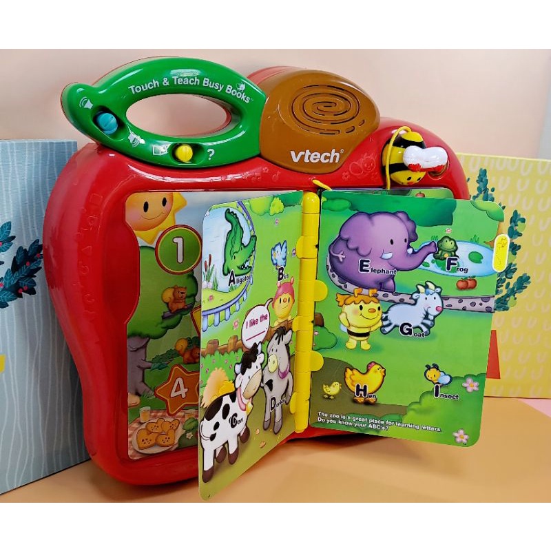 Vtech Touch & Teach Busy Books 15x12.5 inches | Shopee Philippines