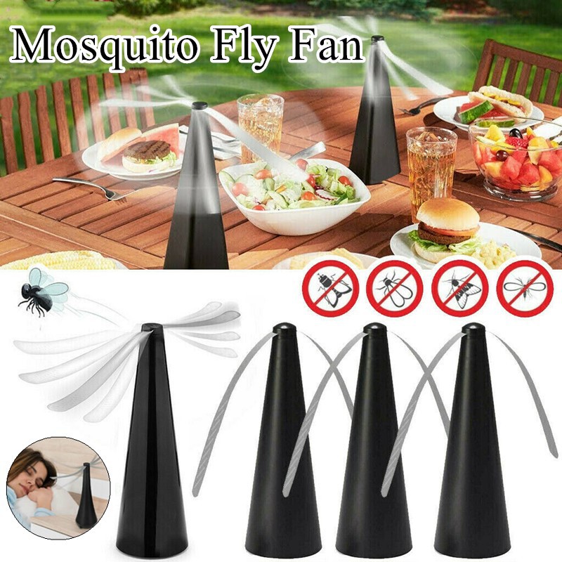 【Fast Ship】Mosquito Fly Fan Killer Pest Reject Food Picnic Protector ...